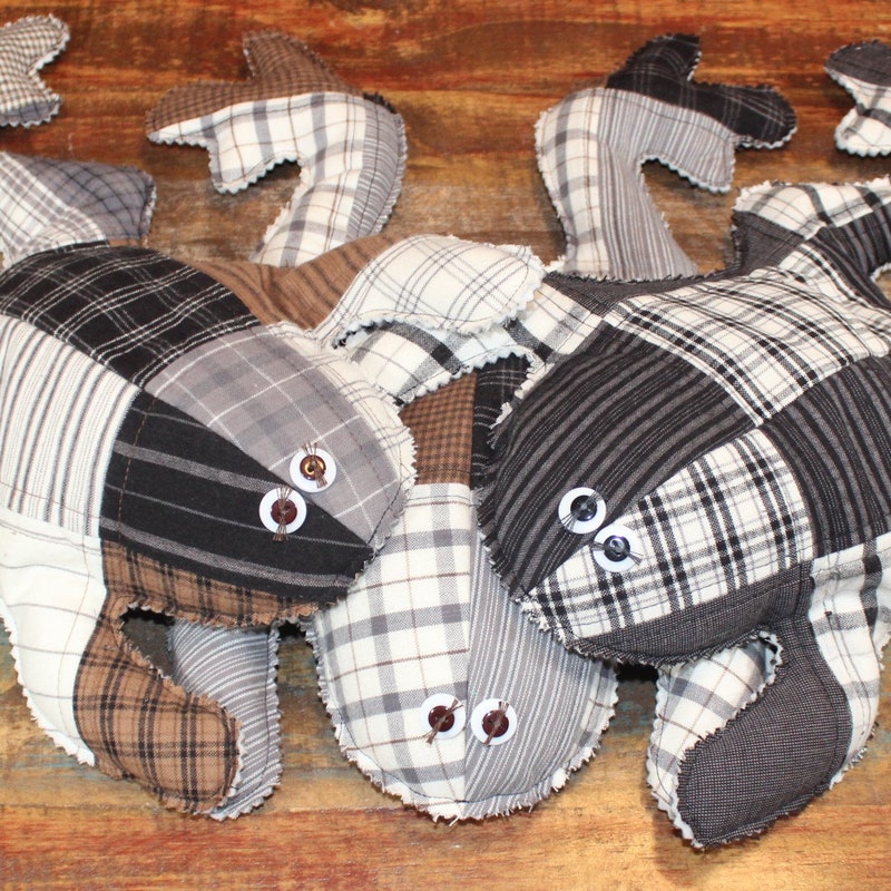 Quilted Stuffed Animals - Etsy