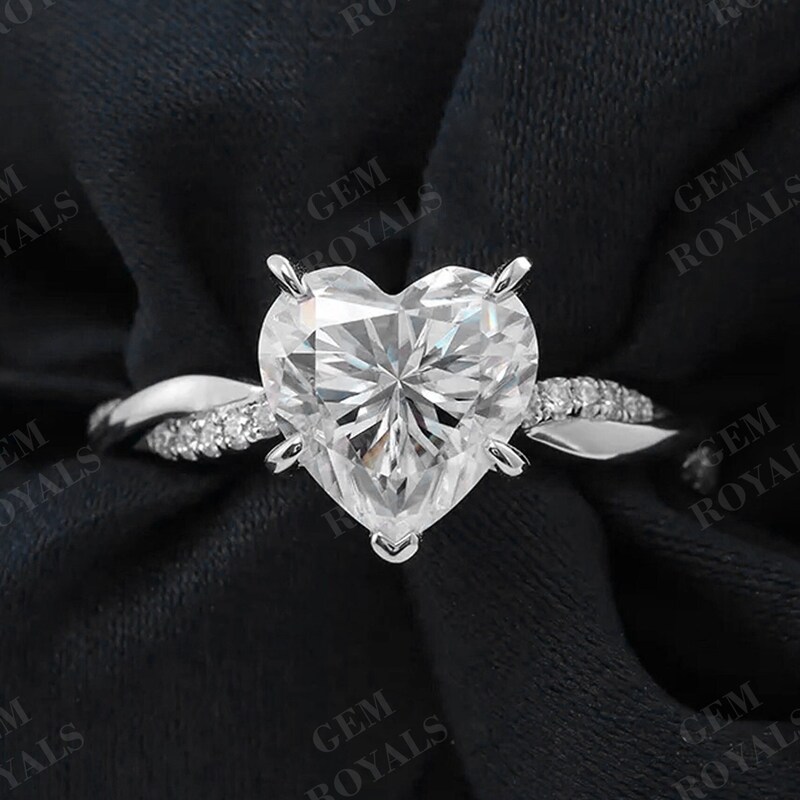 Heart Cut Ring - Etsy