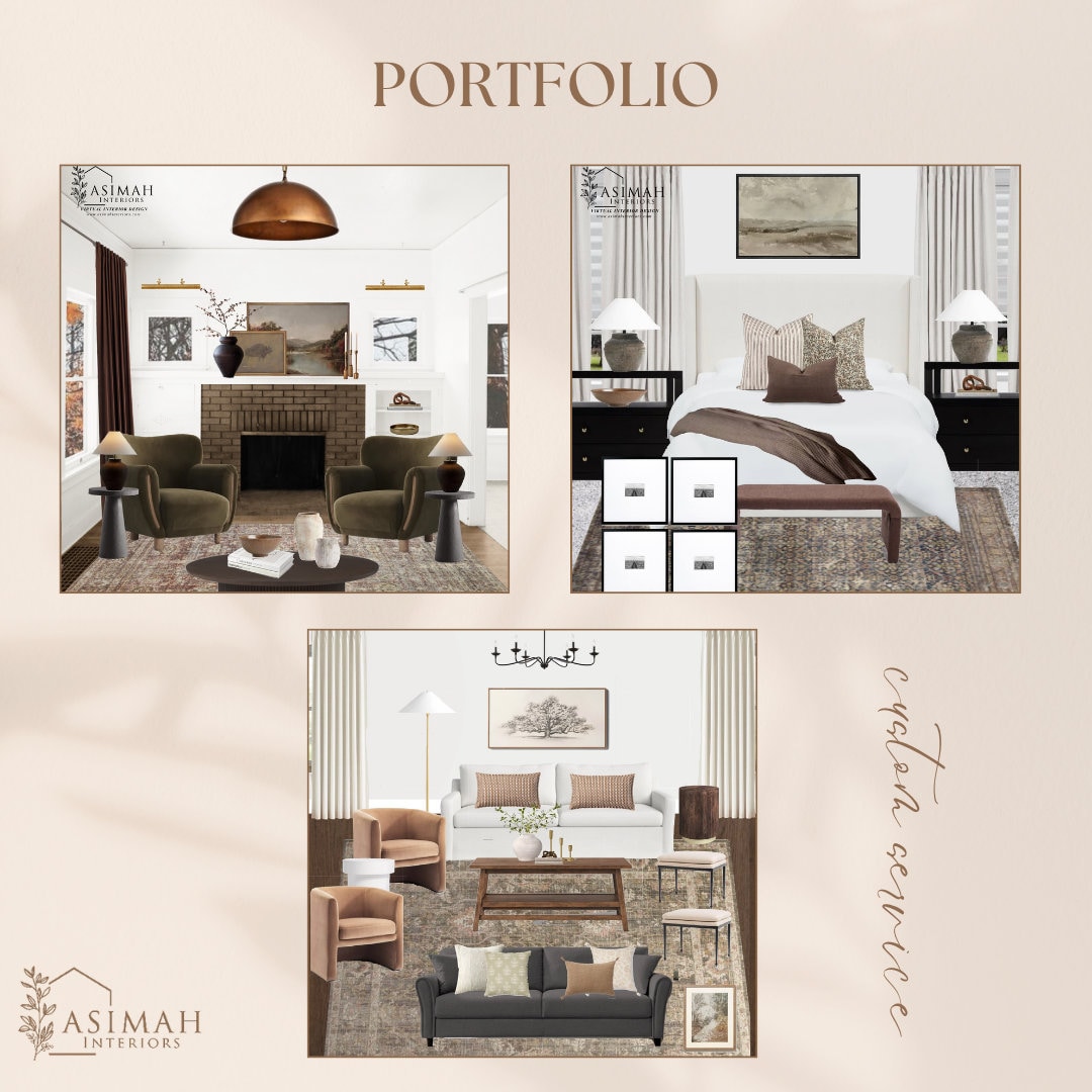 Interior Design Mood Board Template: E-decor Service (PDF File) - Etsy
