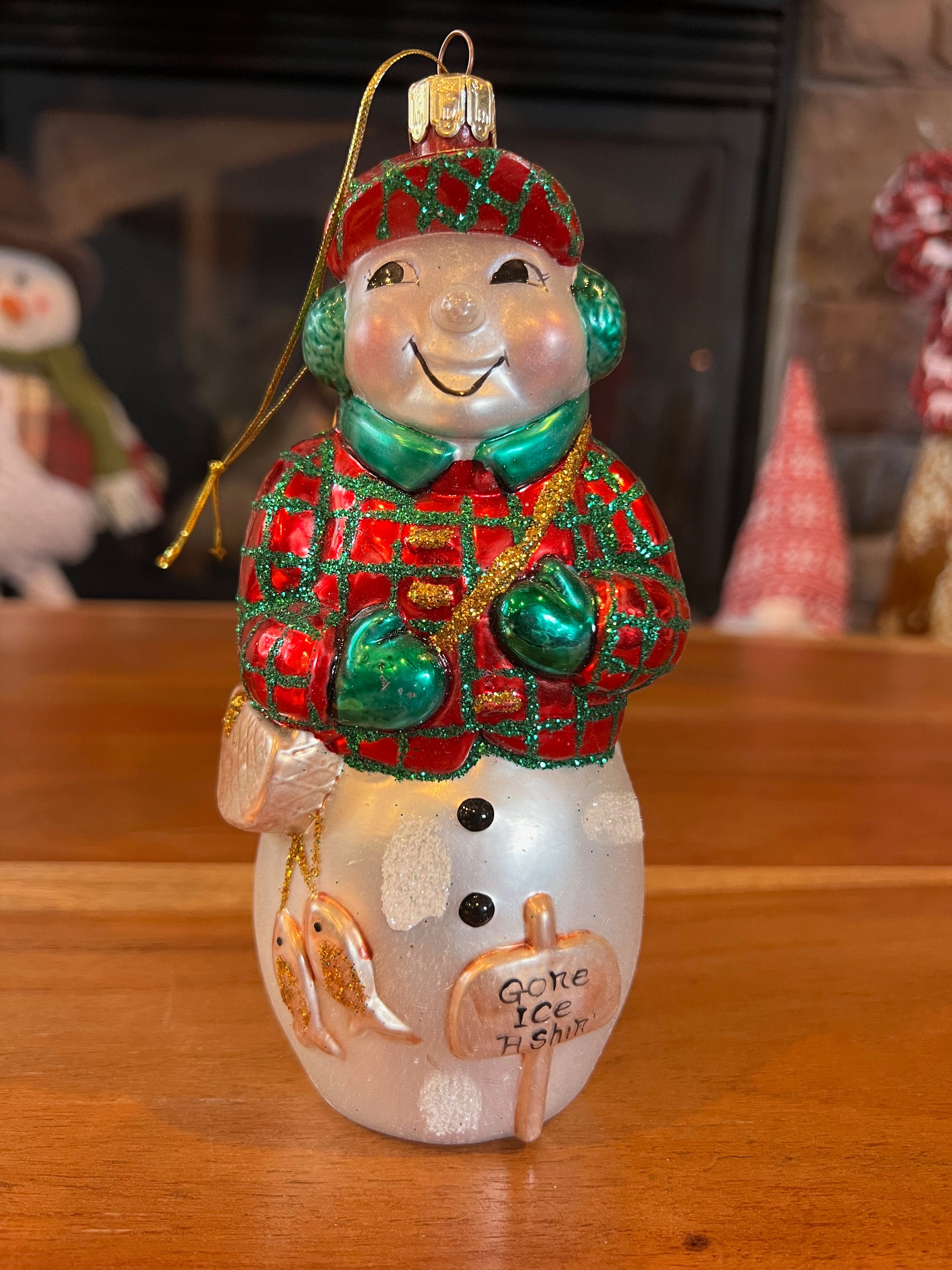 Vintage European Glass Mouth Blown North Pole Snowman - Etsy