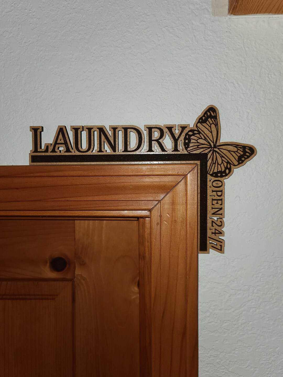 Door Topper | Laundry Room Sign | Perfect for Airbnb | VRBO | Guest ...