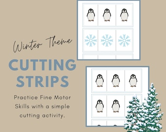Montessori Cutting Strips - Etsy