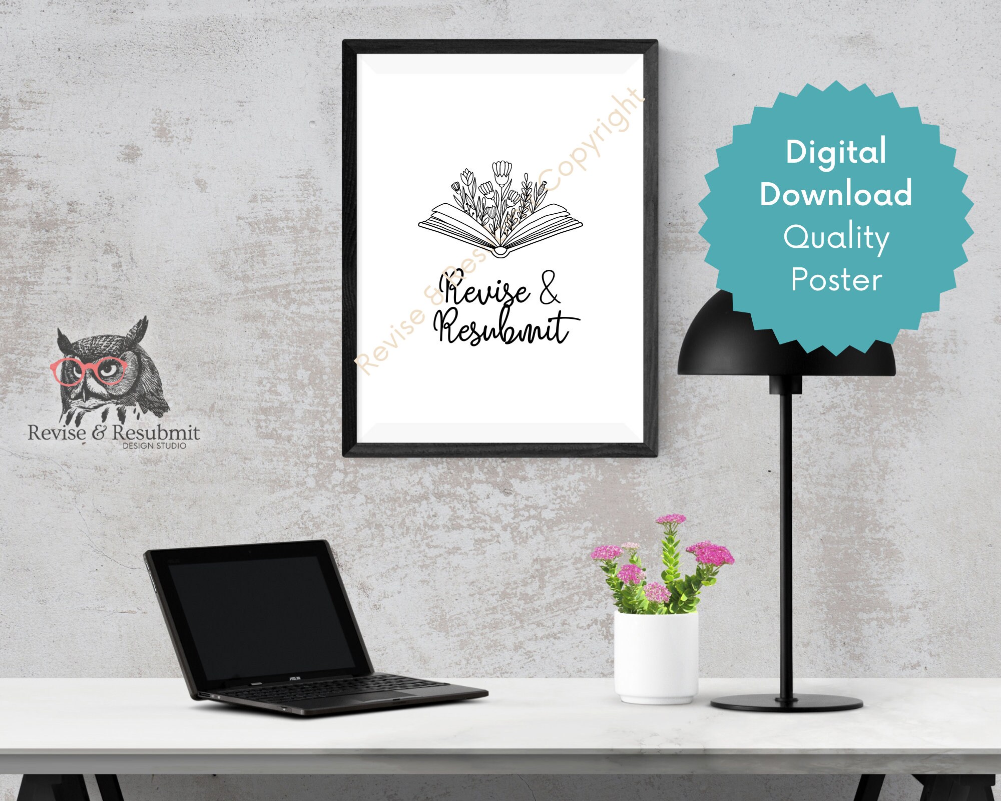Revise and Resubmit Poster - Printable Digital Download | Faculty ...