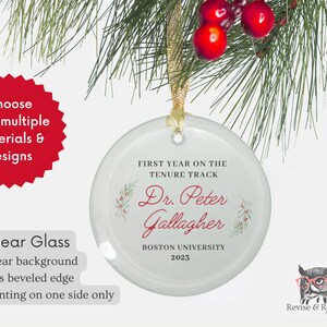 It's Dr. Custom Christmas Ornament - Phd Graduate Student Gift ...
