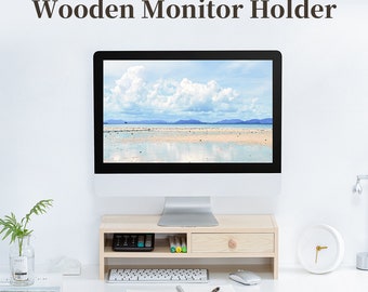 Monitor Stand Riser Keyboard - Etsy