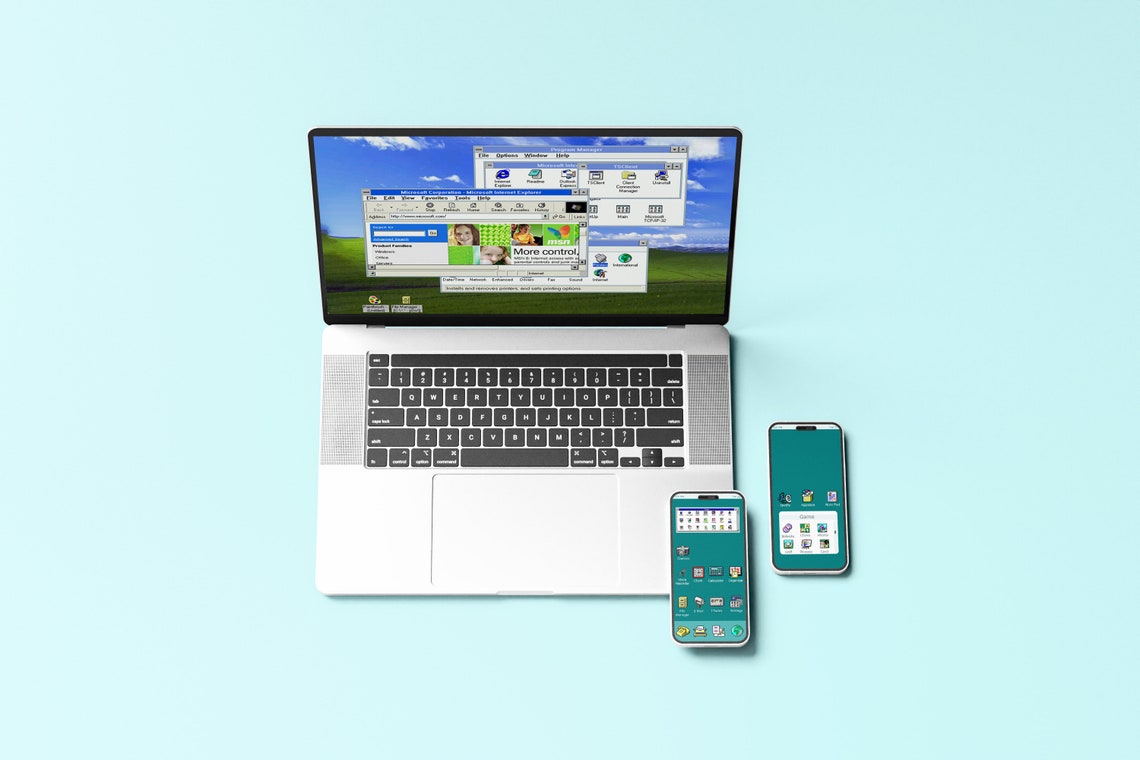 Pixel Art Style Window 3.11 Icon Pack + Extras - Etsy