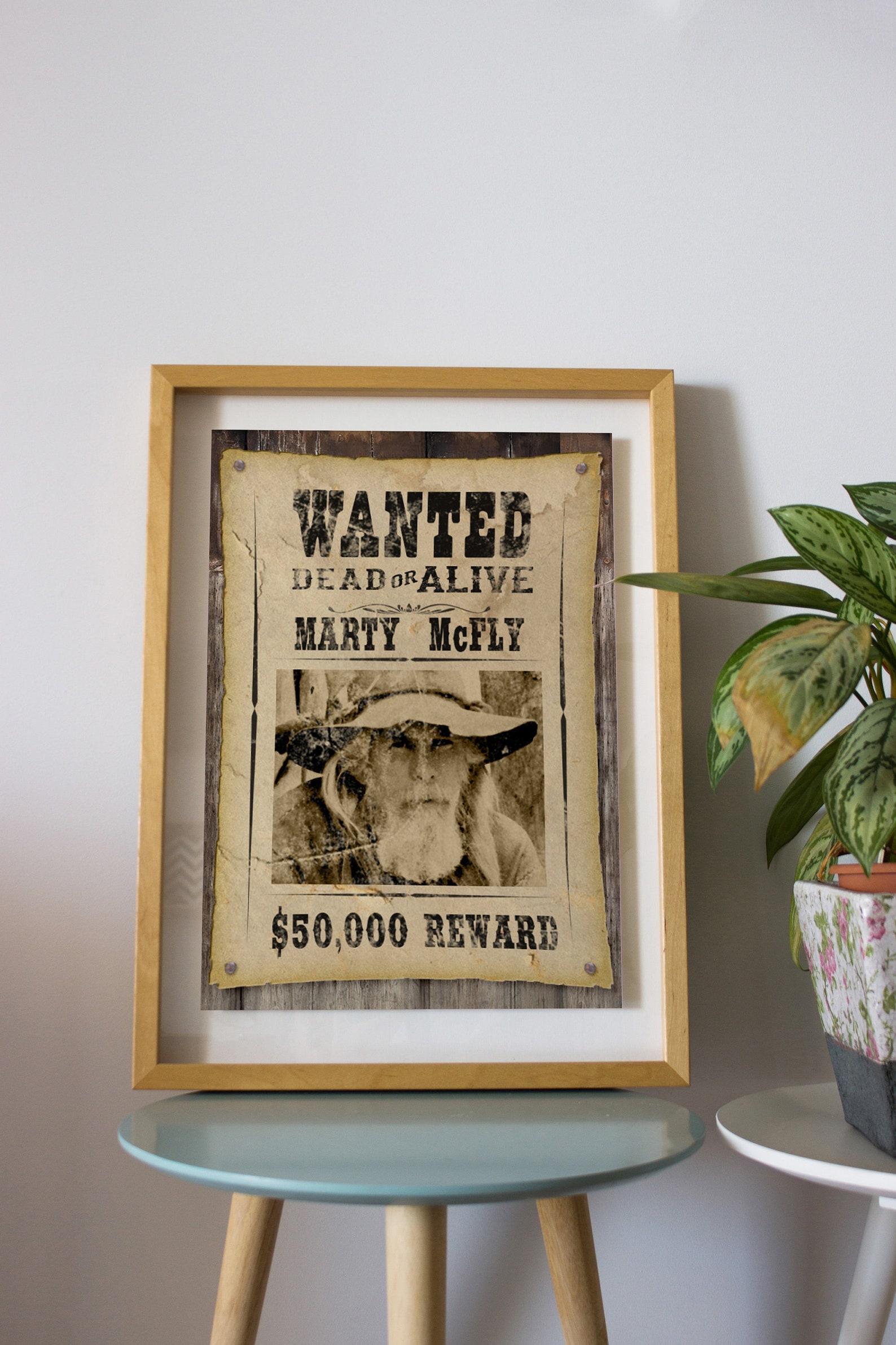 Wanted Poster Mockup (editable - Printable) - Etsy