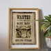 Wanted Poster Mockup (editable - Printable) - Etsy