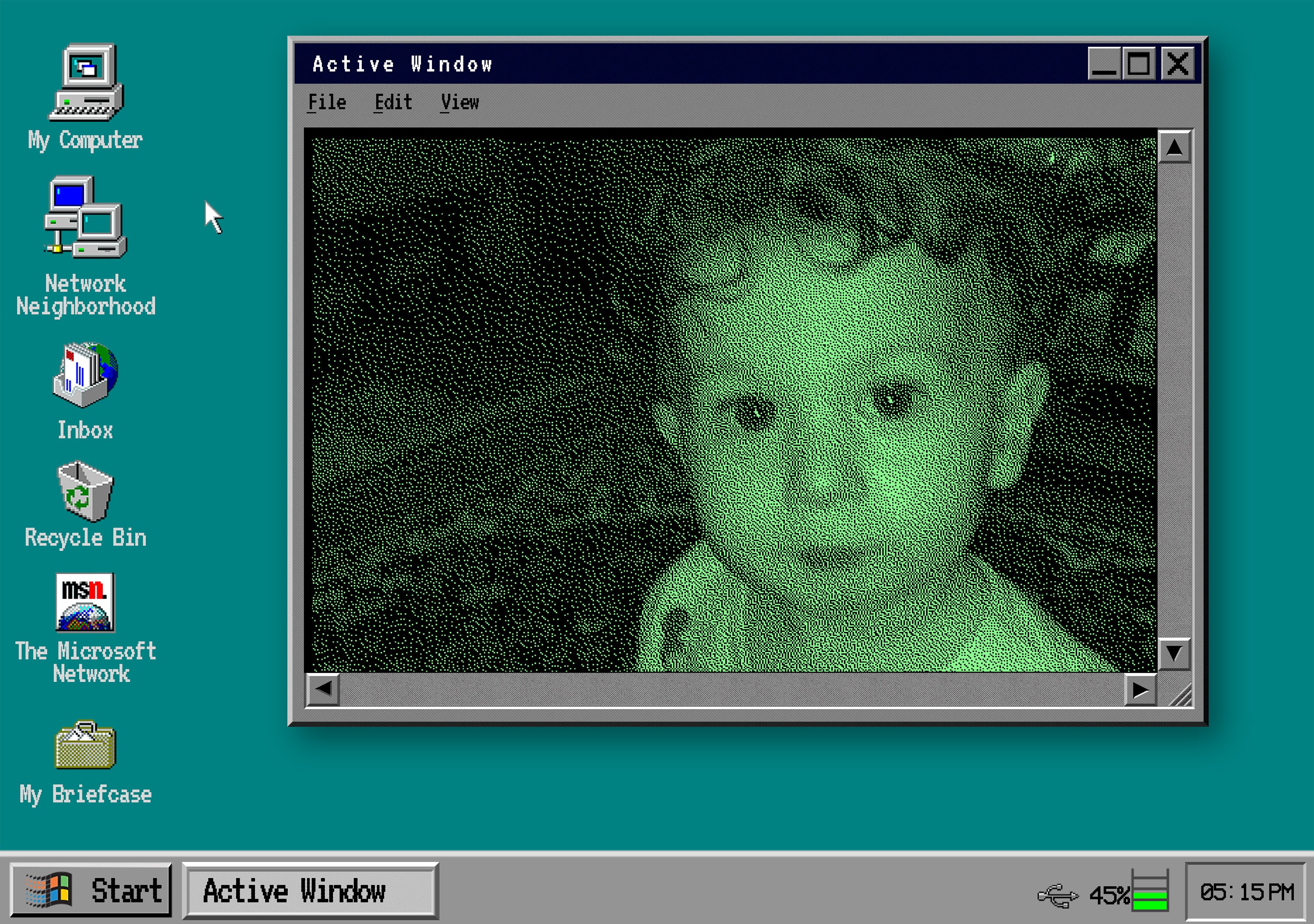Editable Personalisable Windows 95 Mockup - Retro Style Photo Frame - Etsy