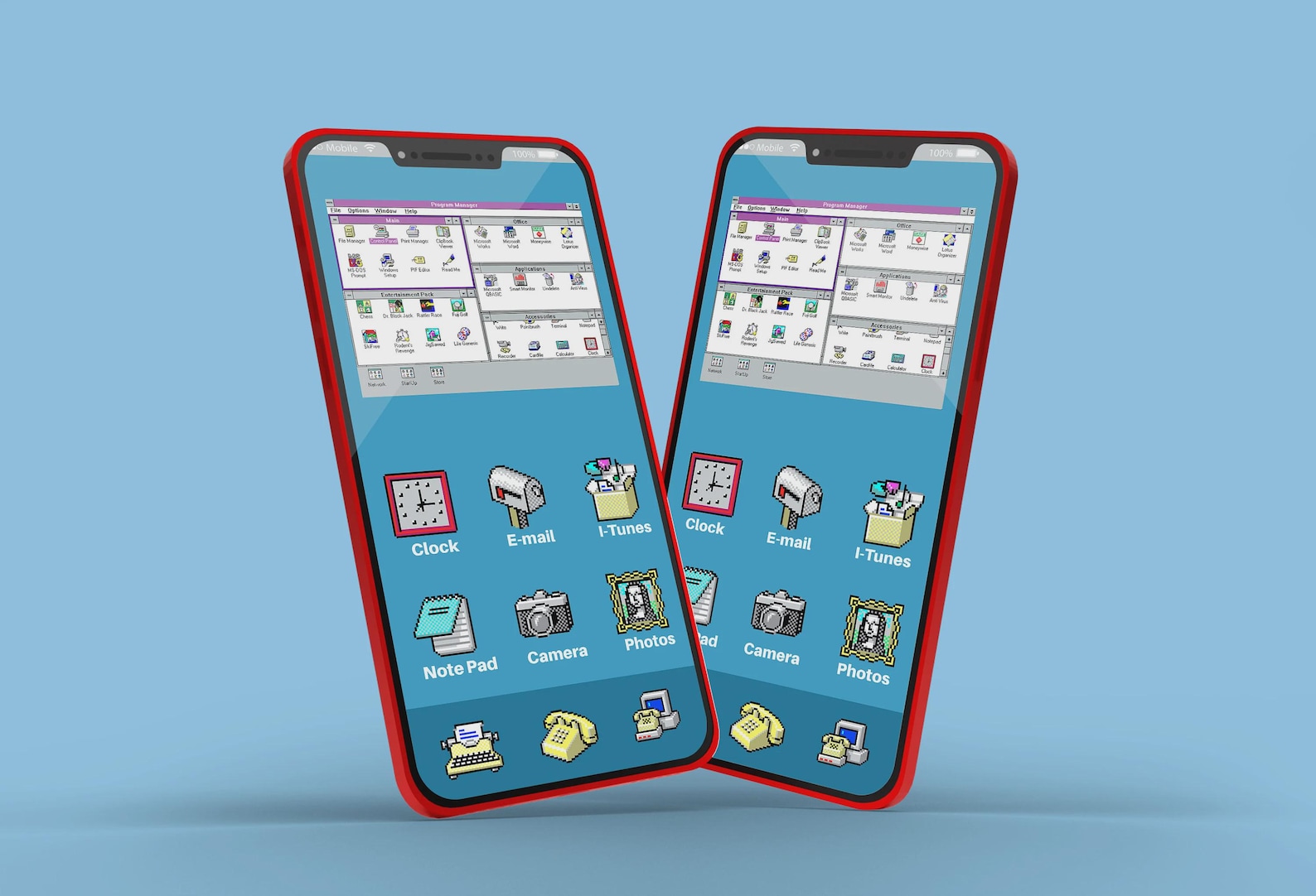 Retro 90s Pixelart Icon Pack – Classic GUI Style Icons for Mobile ...
