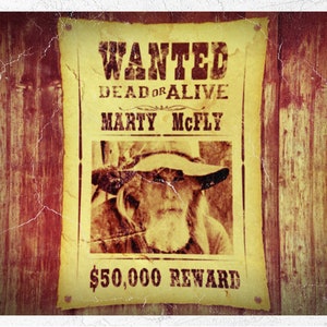 Wanted Poster Mockup (editable - Printable) - Etsy
