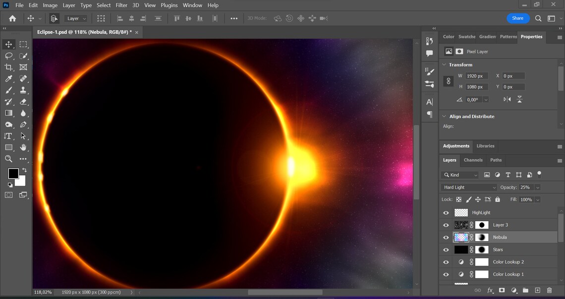 Solar Eclipse (editable-printable) - Etsy