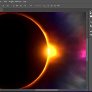 Solar Eclipse (editable-printable) - Etsy