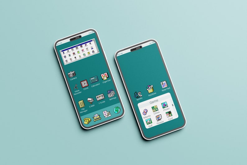 Pixel Art Style Window 3.11 Icon Pack + Extras - Etsy