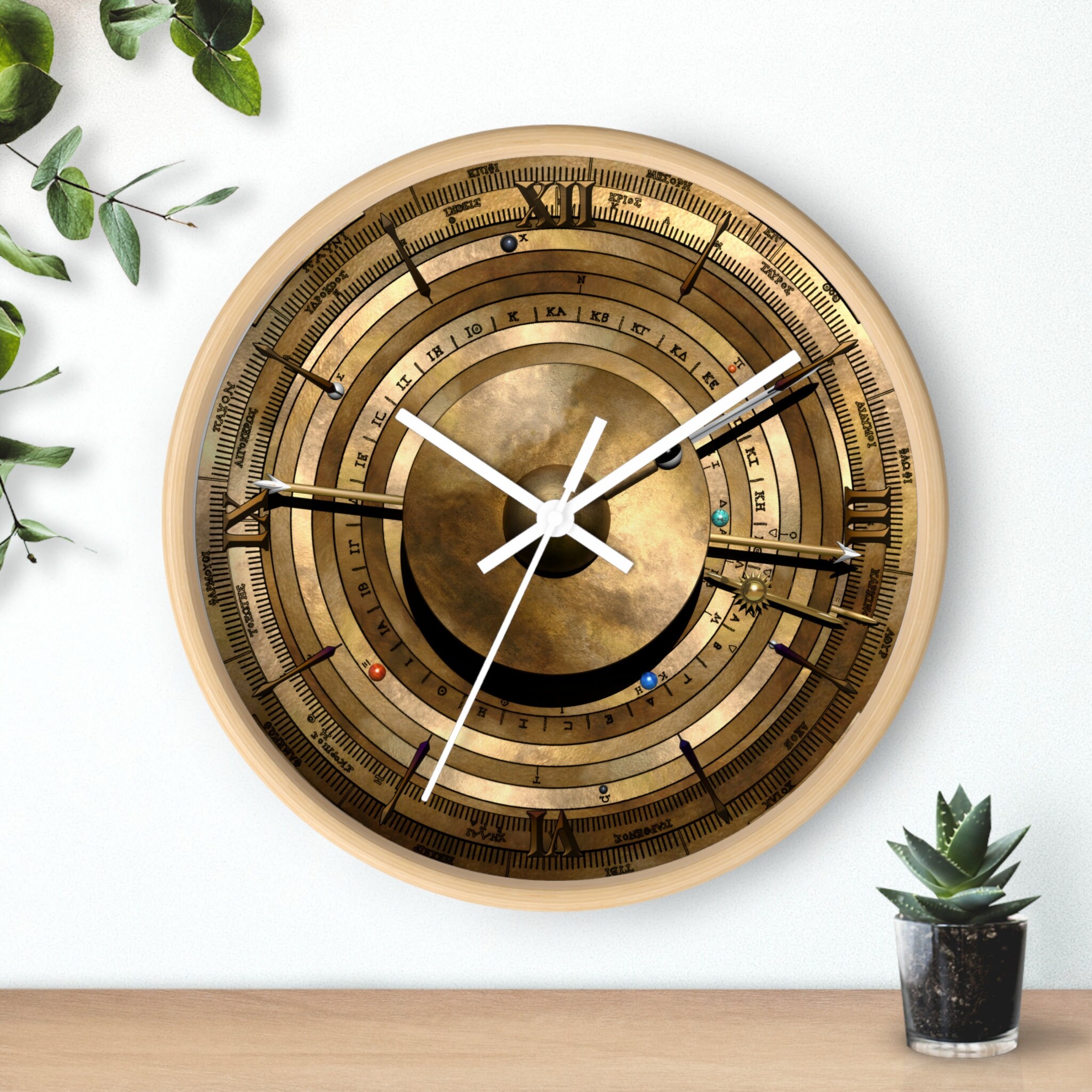 Antikythera Mechanism Interface Wall Clock - Etsy Australia