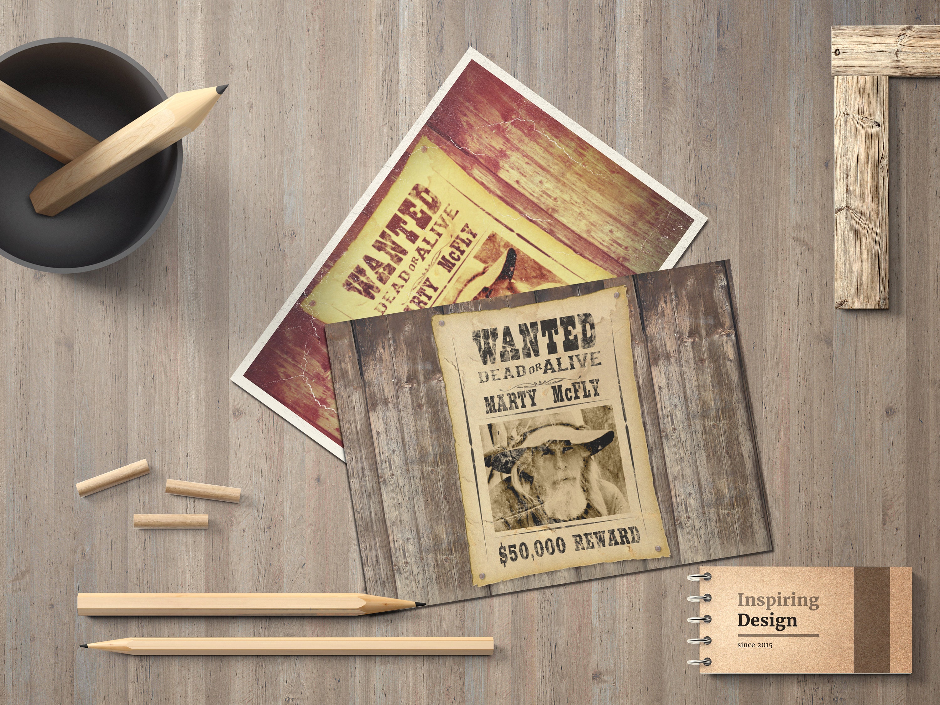Wanted Poster Mockup (editable - Printable) - Etsy
