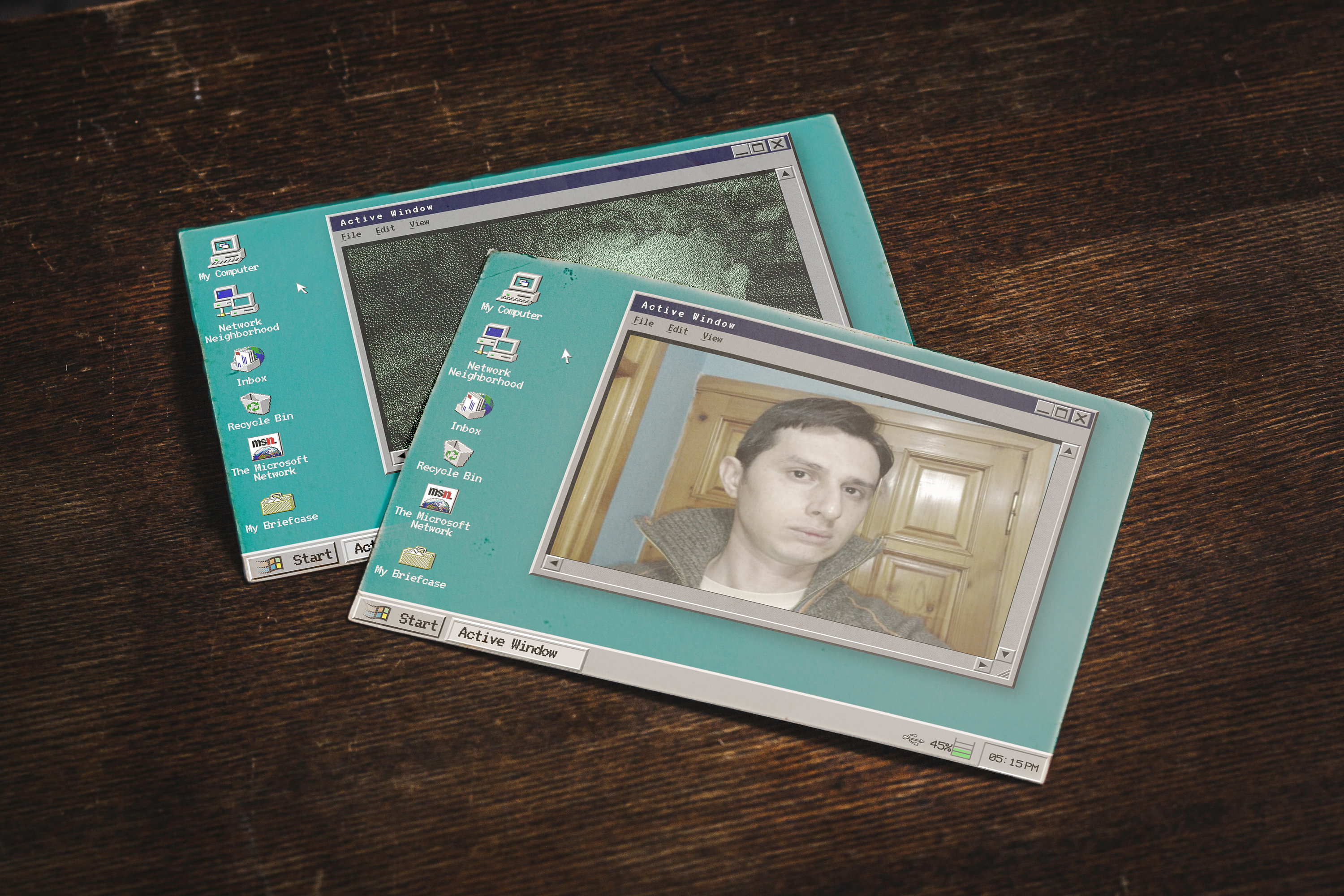 Editable Personalisable Windows 95 Mockup - Retro Style Photo Frame - Etsy