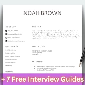 Student CV Examples & Templates University Education Resume Formats ...