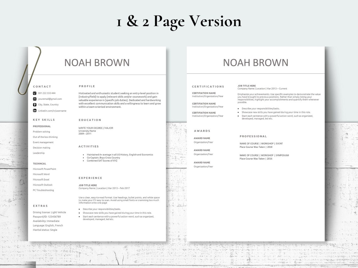 Student CV Examples & Templates University Education Resume Formats ...