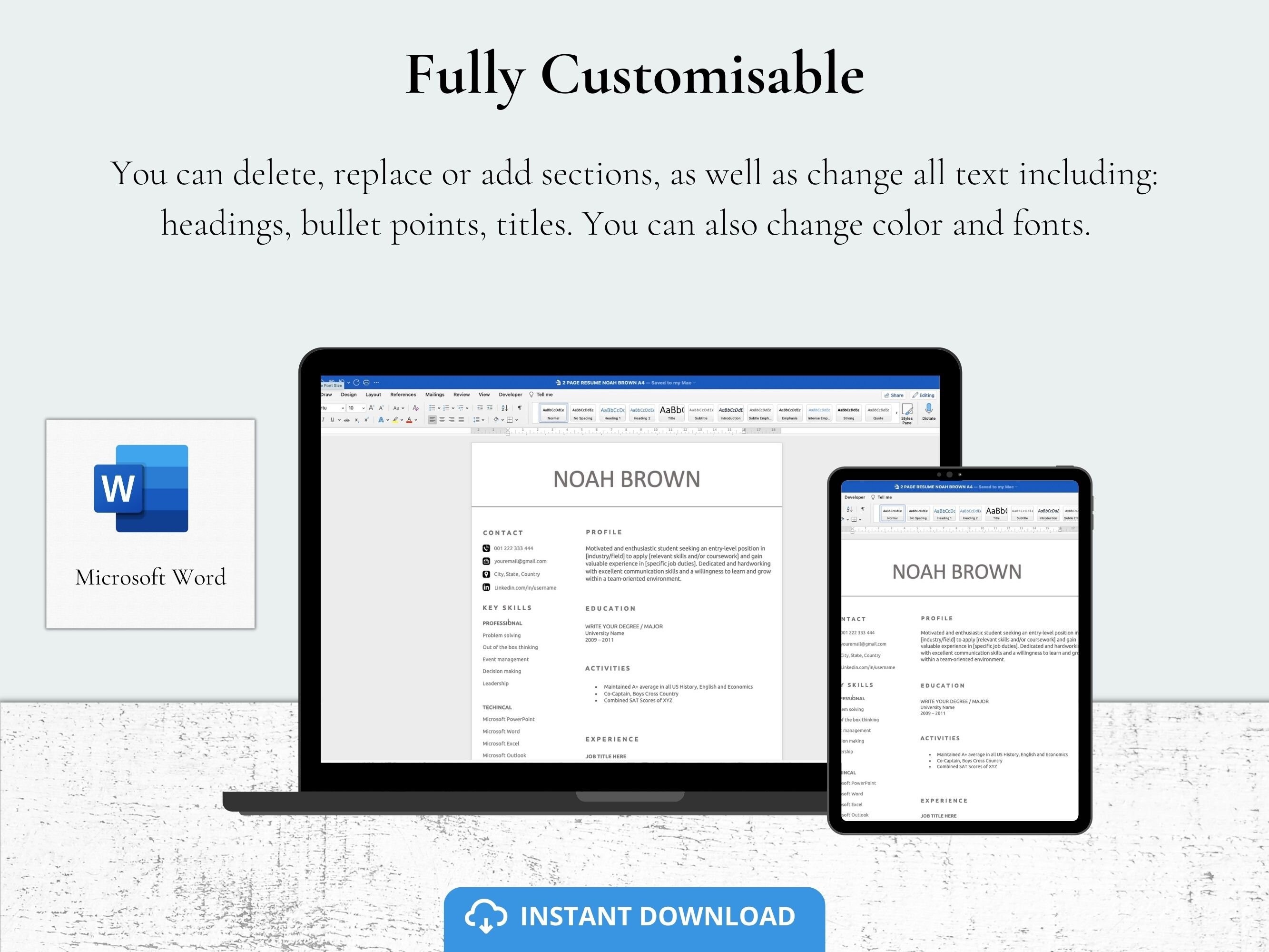 Student CV Examples & Templates University Education Resume Formats ...