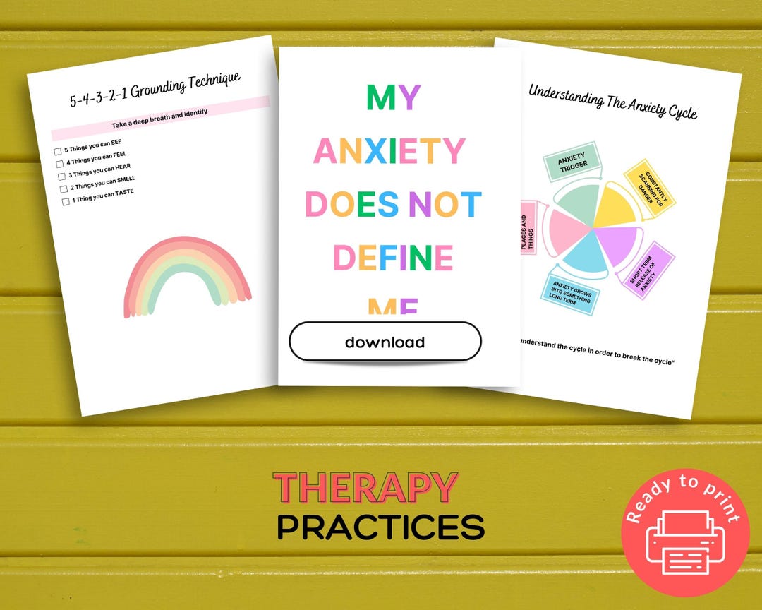 Anxiety Coping Skills Flashcards | Mental Health Toolkit | Printable ...