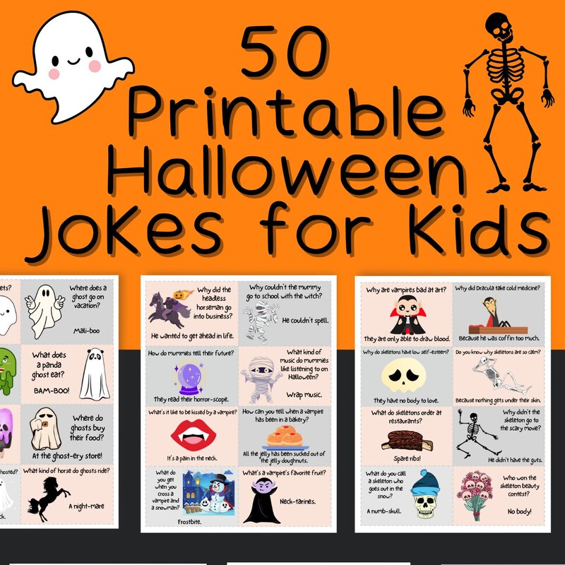 Funny Halloween Riddles - Etsy UK