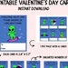 Printable Alien Valentine's Day Cards, Classroom Valentine's Day Cards ...