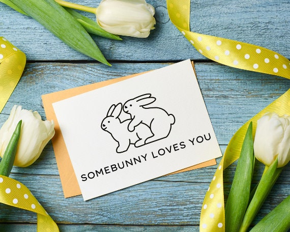 PRINTABLE Bunny Card, Digital Download Anniversary Card, Funny ...