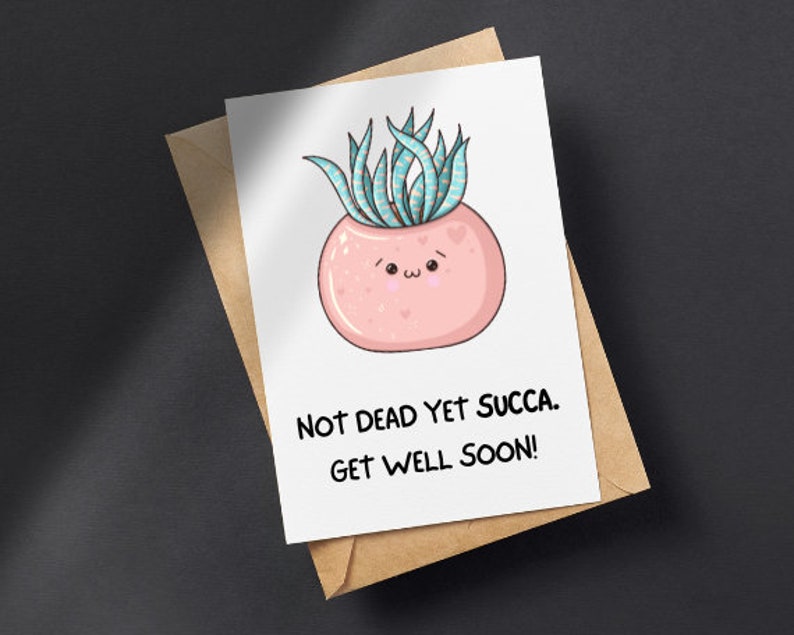 PRINTABLE Get Well Card, Digital Download Get Well Soon Card, Digital ...