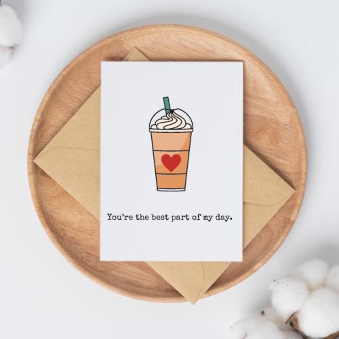 PRINTABLE Coffee Card, Digital Download Valentine's Day Card, Funny ...