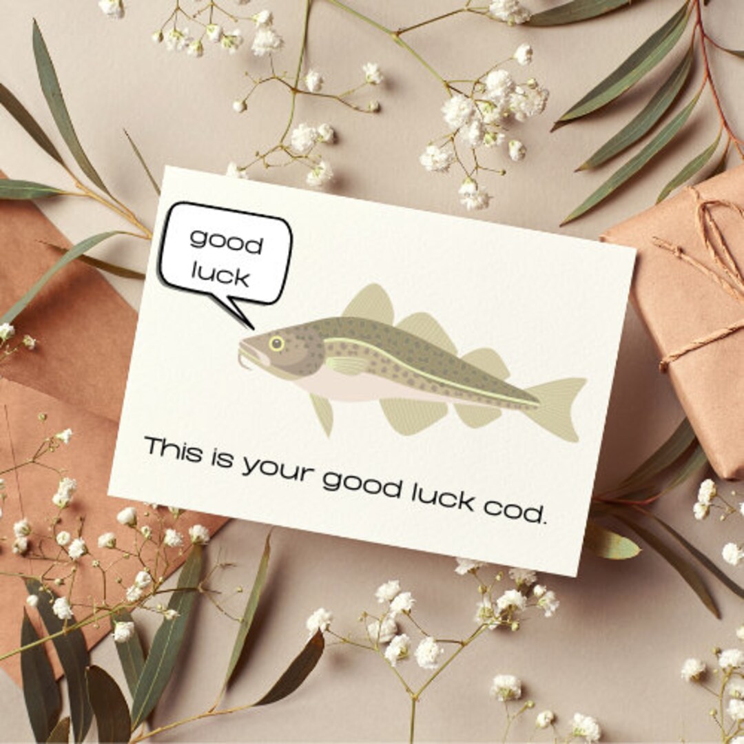 PRINTABLE Good Luck Card, Digital Download Retirement Card, Funny Good ...