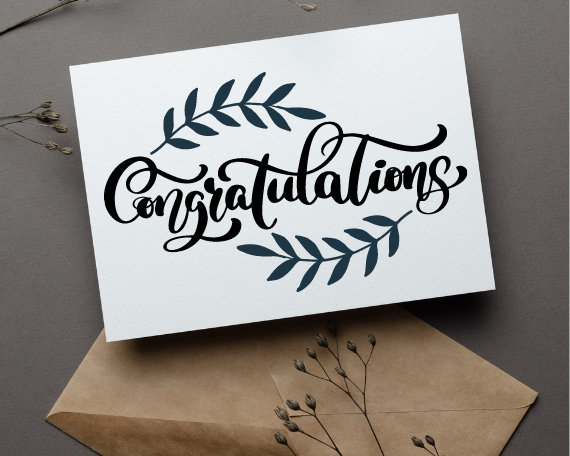 PRINTABLE Congratulations Card, Digital Download Congrats Card ...