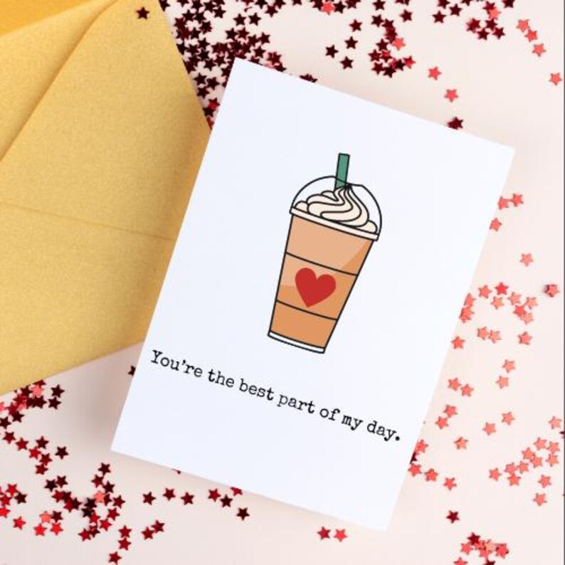 PRINTABLE Coffee Card, Digital Download Valentine's Day Card, Funny ...