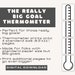 PRINTABLE Really Big Goal Thermometer, Printable Goal Chart, Really Big ...