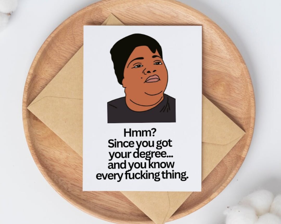 PRINTABLE Funny Graduation Card, Digital Download Greeting Card, Funny ...