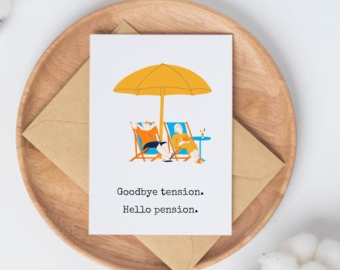 Printable Retirement Card Happy Retirement Gift for Coworker Friend ...