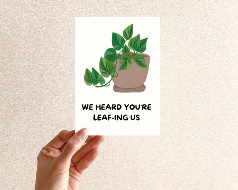 PRINTABLE Farewell Card for Coworker or Boss, Digital Download Goodbye ...