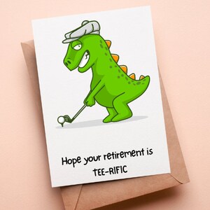 PRINTABLE Funny Golf Retirement Card for Coworker or Boss, Digital ...