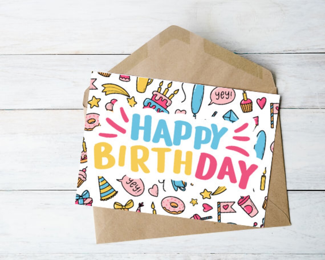 PRINTABLE Birthday Card, Digital Download Birthday Card, Funny ...