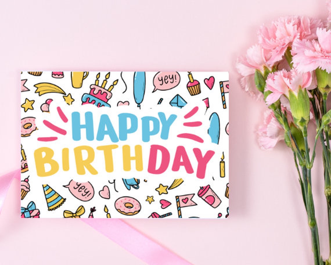 PRINTABLE Birthday Card, Digital Download Birthday Card, Funny ...