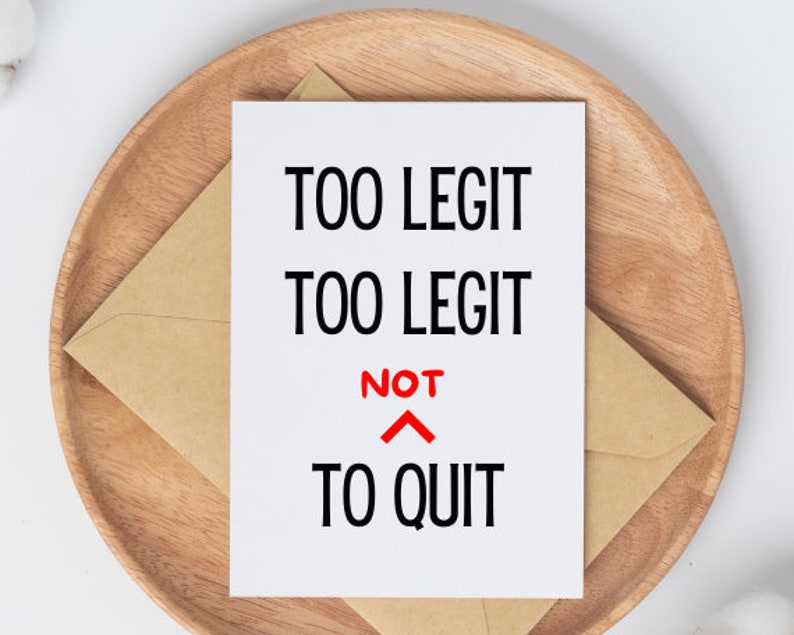 PRINTABLE I Quit Card for Boss Digital Download Funny - Etsy