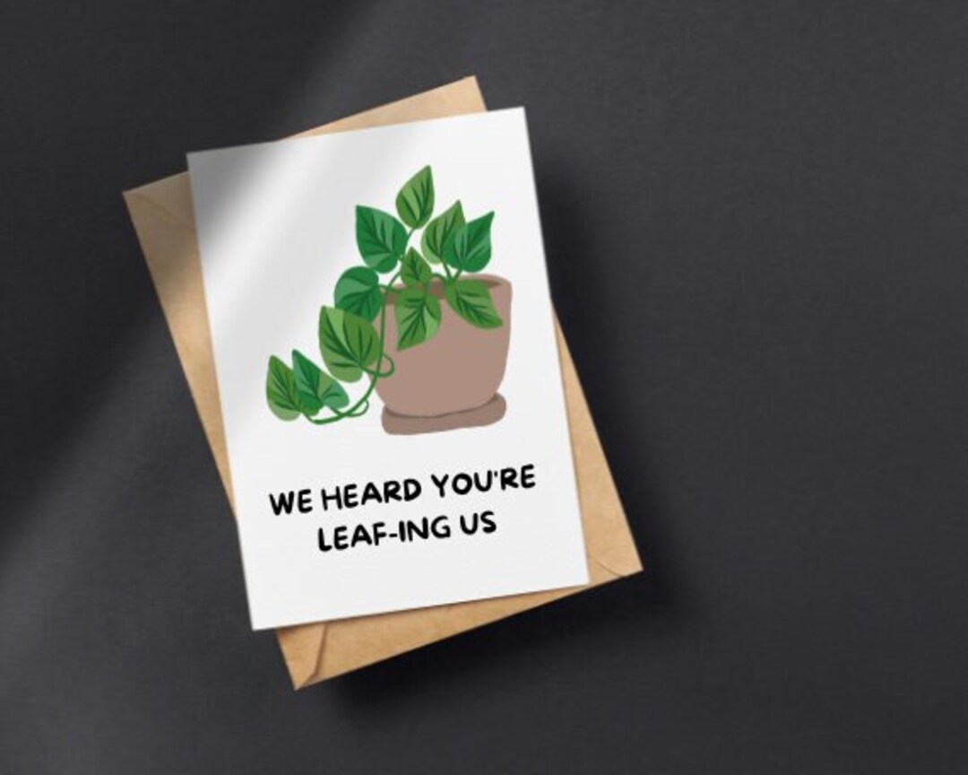 PRINTABLE Farewell Card for Coworker or Boss, Digital Download Goodbye ...