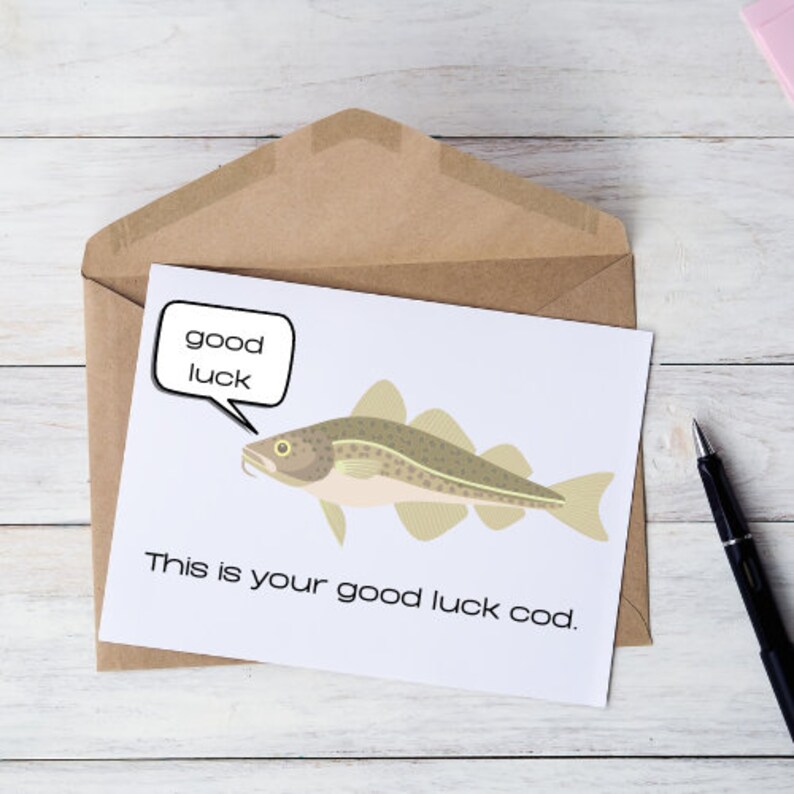 PRINTABLE Good Luck Card, Digital Download Retirement Card, Funny Good ...