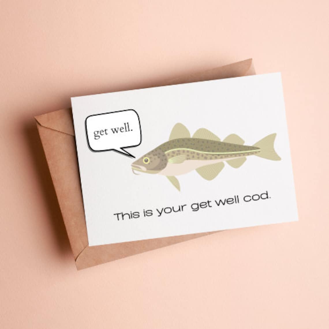 PRINTABLE Get Well Card, Digital Download Get Well Card, Funny Cod Get ...