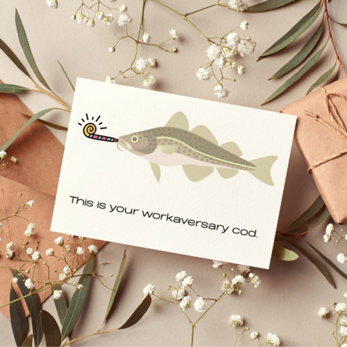 PRINTABLE Workaversary Card, Digital Download Work Anniversary Card ...