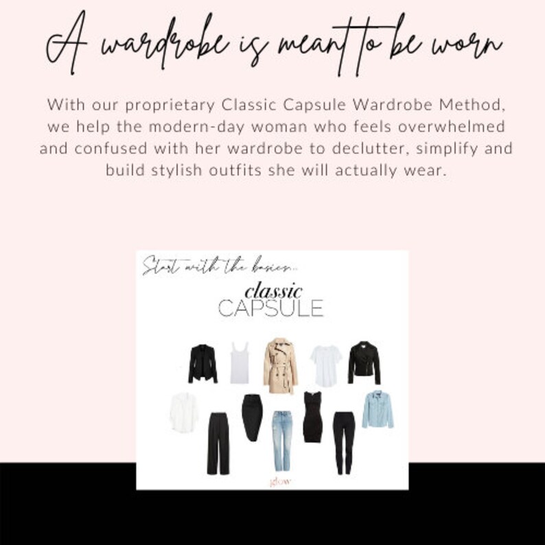 How to Build A Capsule Wardrobe Guide © - Etsy