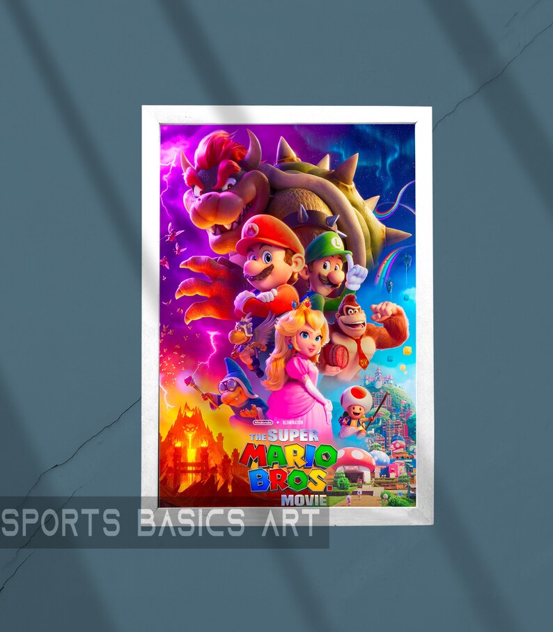 The Super Mario Bros Posters Super Mario Poster Gift for Him - Etsy ...