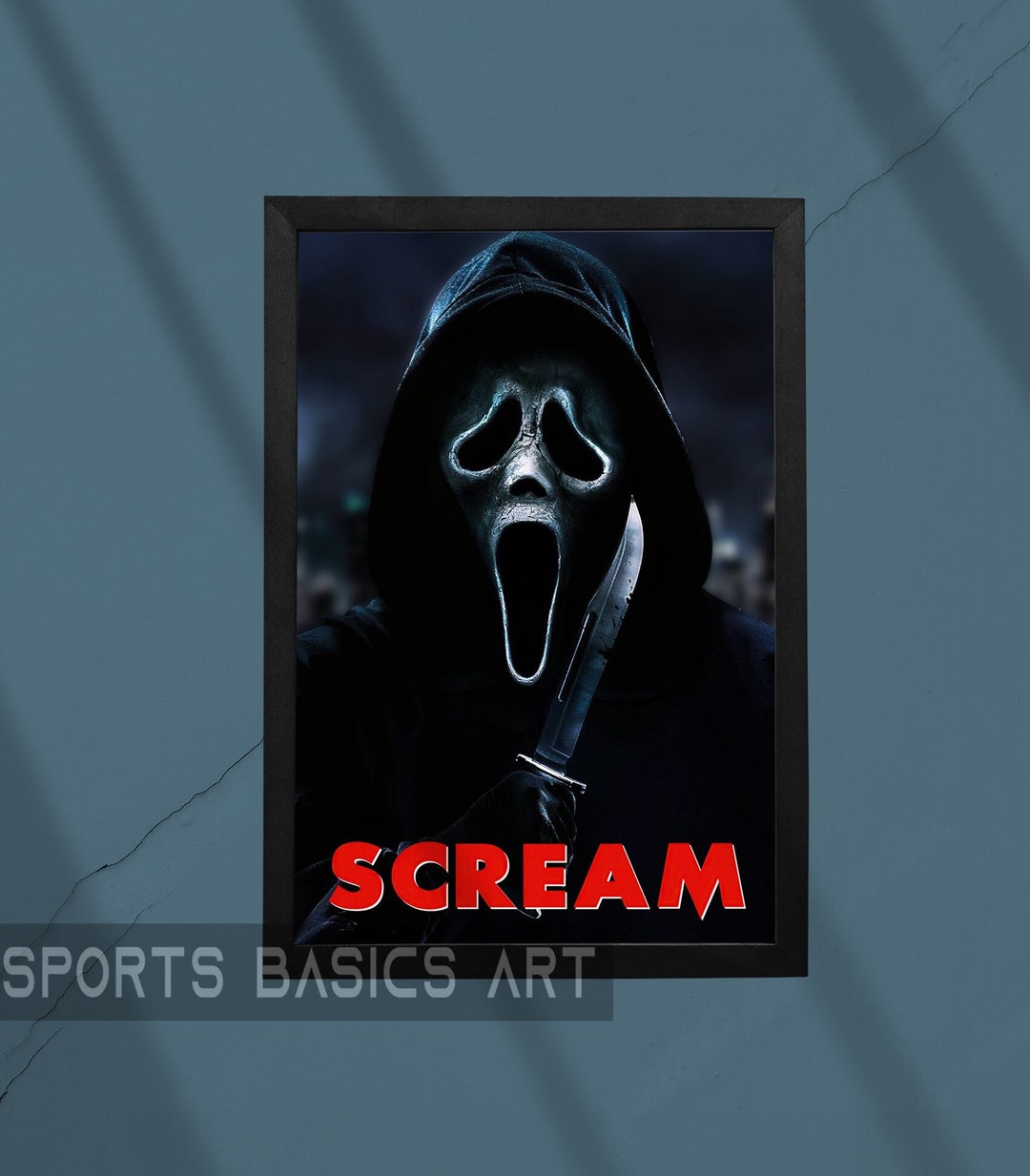 Ghostface Posters Scream Posters Horror Movie Posters Canvas - Etsy
