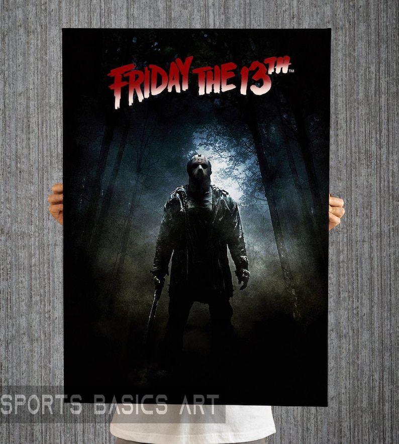 Jason Voorhees Posters Friday the 13th Posters Horror Movie - Etsy
