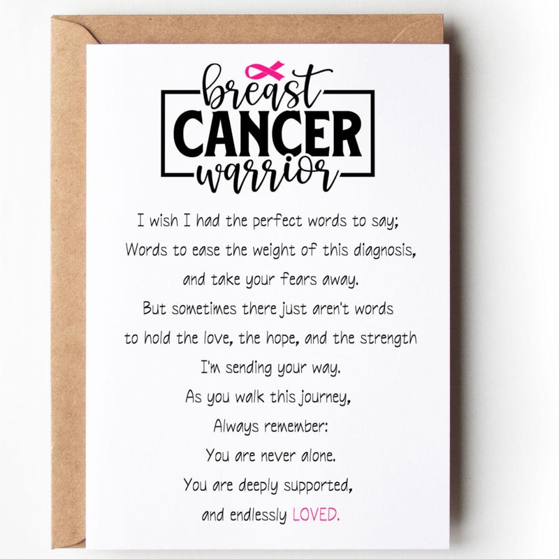Cancer Card - Etsy